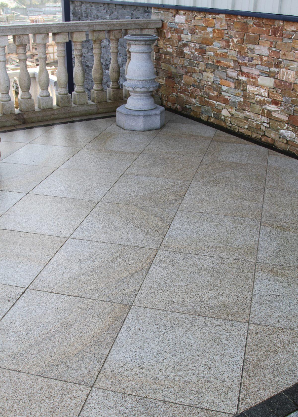 Yellow Granite Paving - S&N Granite
