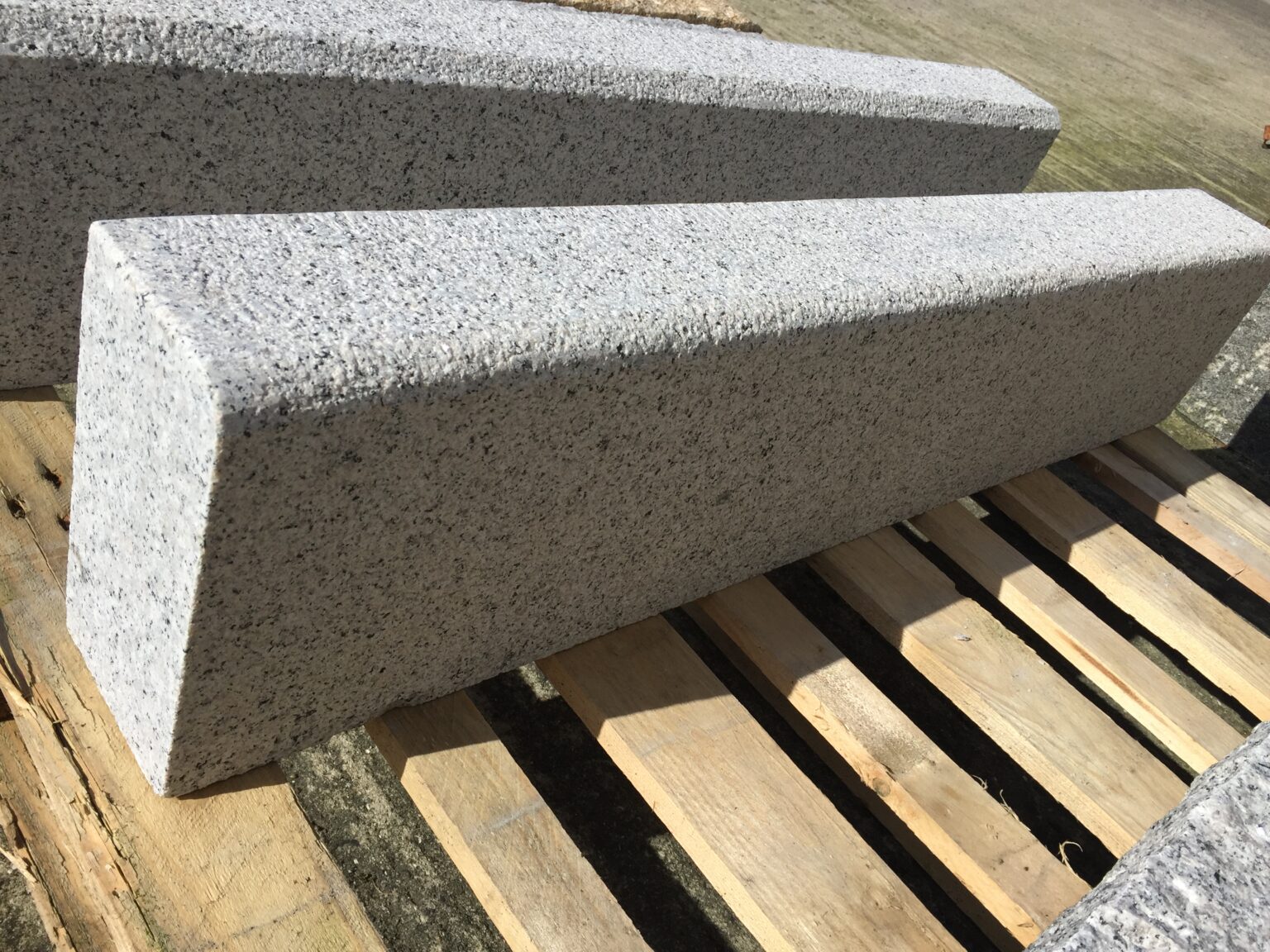 Rounded Chinese Granite Kerb | Curved Granite Kerbing
